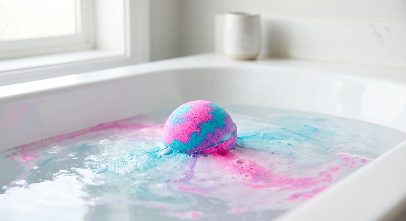 How to Color DIY Bath Bombs Without Staining Your Tub - YouWish